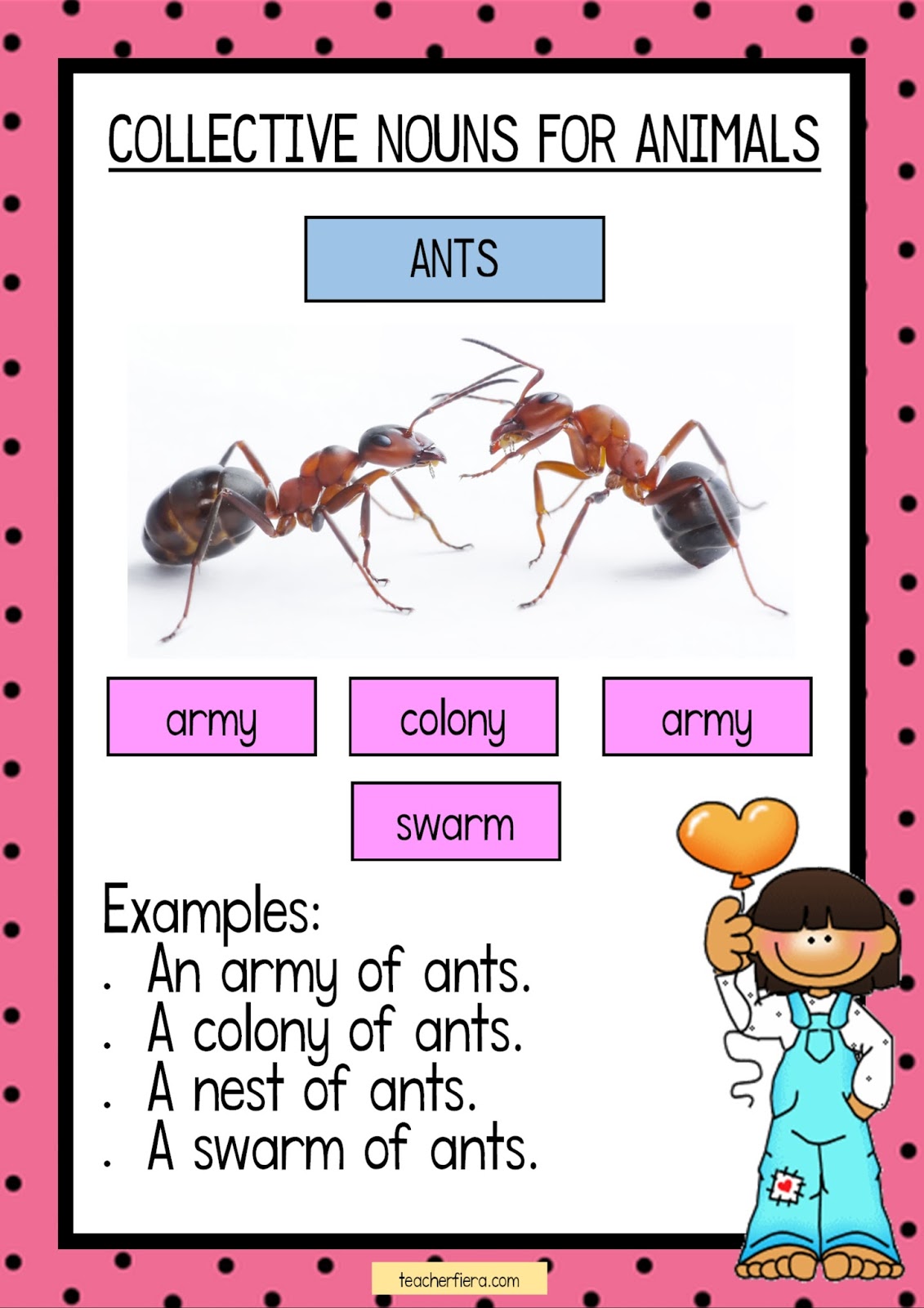 teacherfiera.com: COLLECTIVE NOUNS FOR ANIMALS