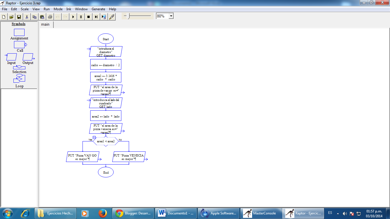 Desarrollo Software de Aplicacion Utilizando Programacion Orientada a Objetos: Diagramas de flujo