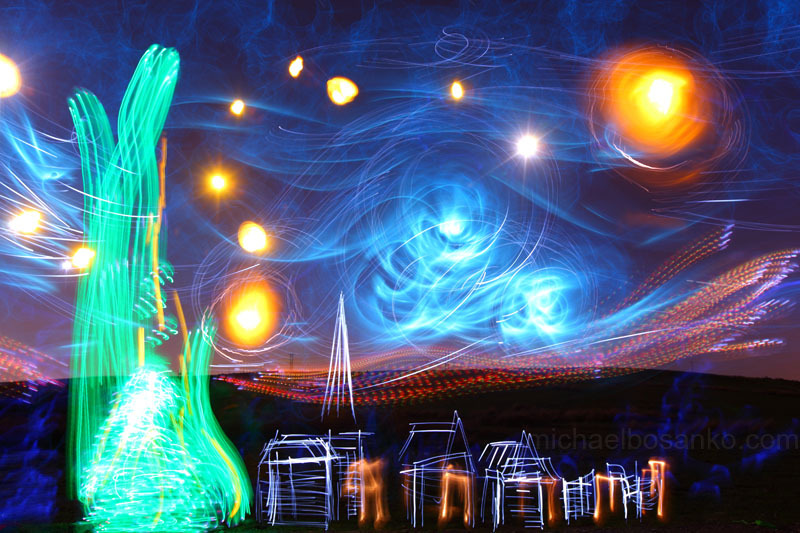 Michael Bosanko Light Art | The Art Post Blog