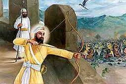 Sikh-Gurus-And-Bhagat-History: Guru Gobind Singh Ji In The Battle Of ...