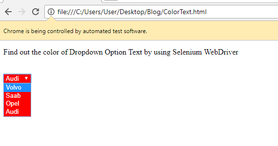 Selenium Stack- Learn and Build the Script: How to get the color code ...