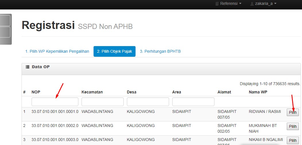 Cara Membuat billing pajak BPHTB jual beli tanah - Info Info