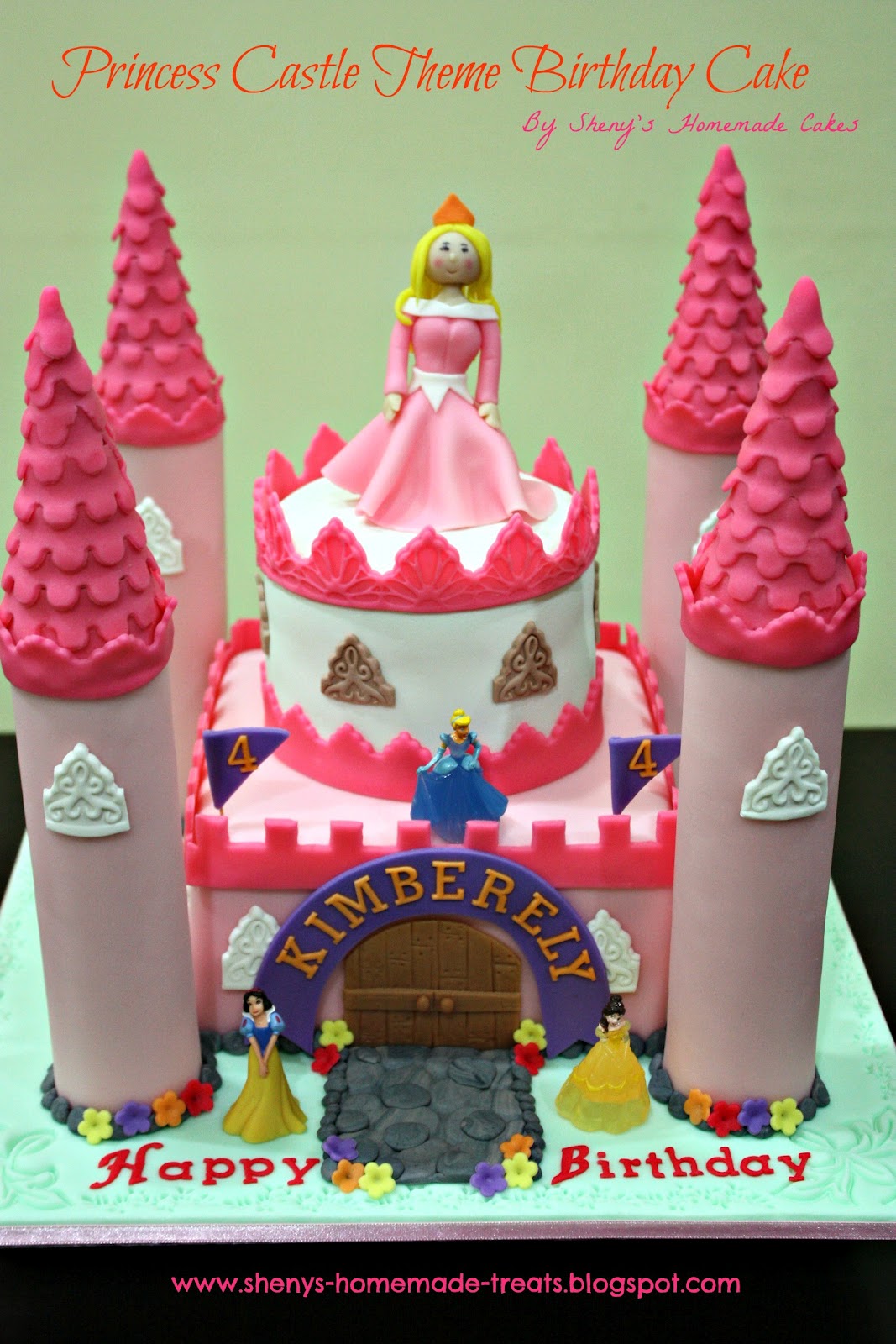 Sheny's Homemade Treats: Princess Castle Cake
