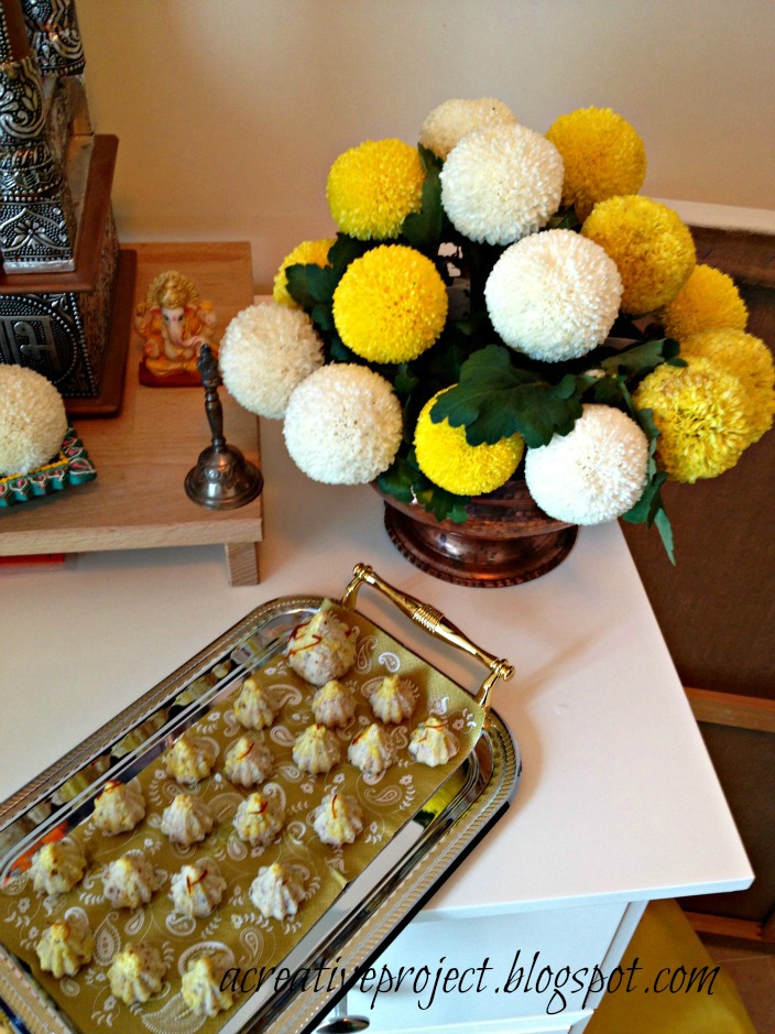 A Creative Project: Indian themed festive floral decorations