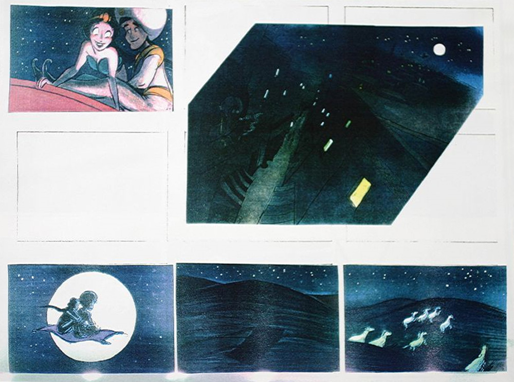 Living Lines Library: Aladdin (1992) - Storyboards