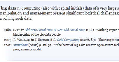 Big Data & Crowdsourcing - Now part of Oxford dictionary