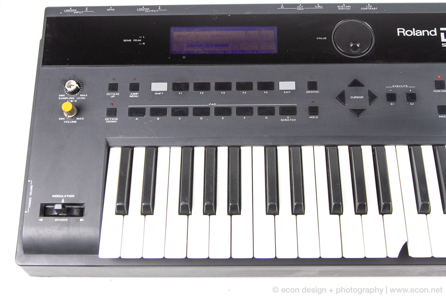 MATRIXSYNTH: ROLAND DJ-70 Sampling MIDI Synthesizer Keyboard ...