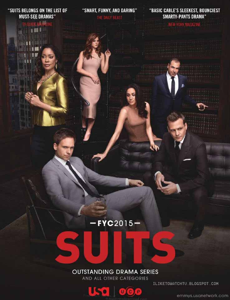 I Like to Watch TV: “Suits” Emmy “For Your Consideration” Print Ad