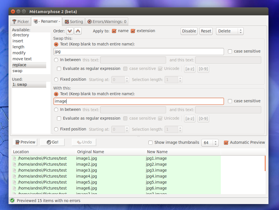 Quickly Batch Rename Files In Linux With These 3 GUI Tools ~ Web Upd8: Ubuntu / Linux blog