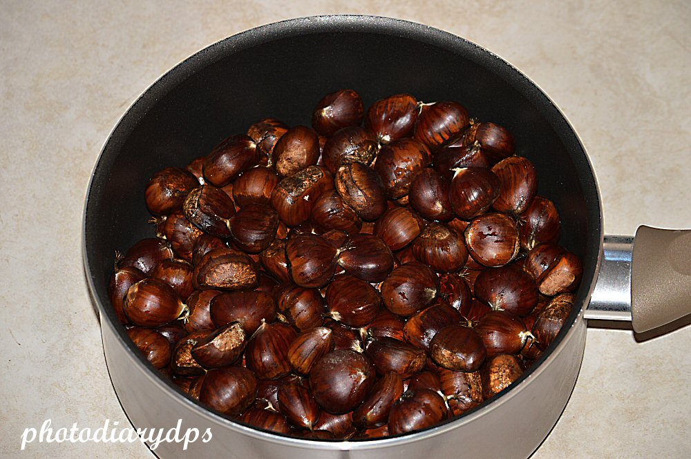 PhotoDiary: 01/11/2018 Recipe for Sweet Chestnuts as promised.