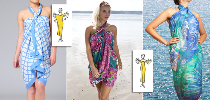Popular DIY Crafts Blog: How to Tie a Sarong Dress and Pareo Skirt for ...
