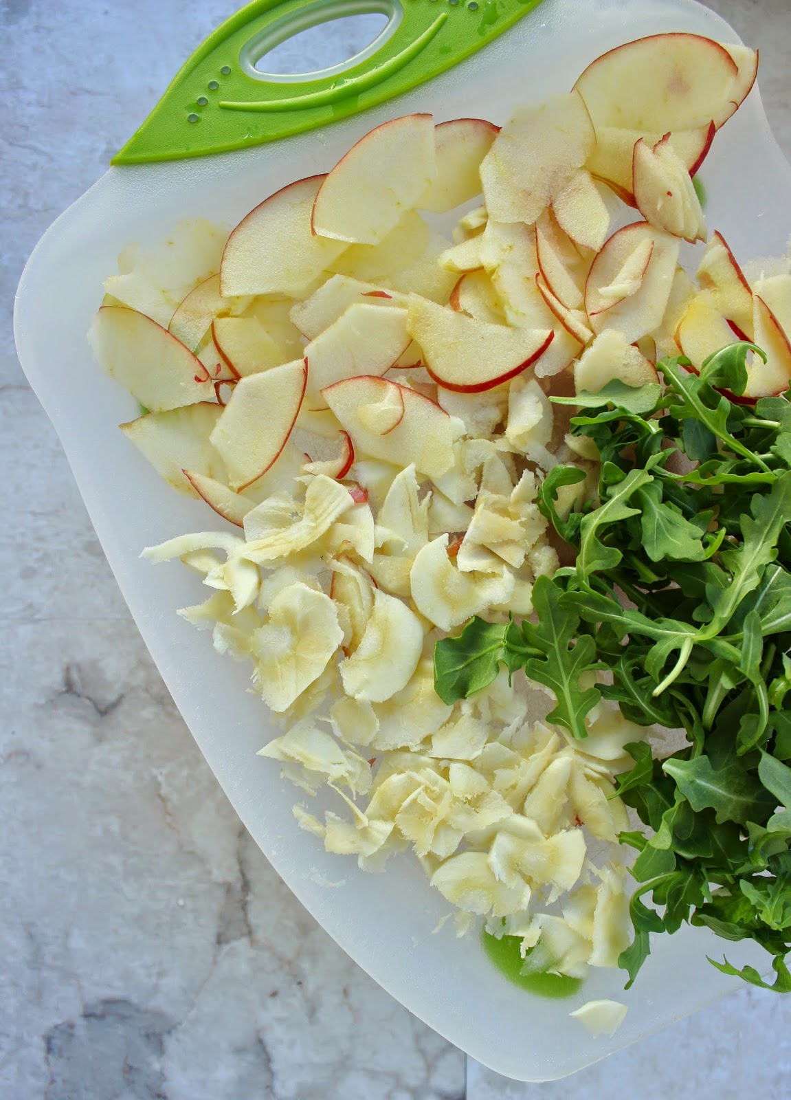 Stew or a Story: Apple Cider Farro Salad with Arugula, Shaved Apple ...