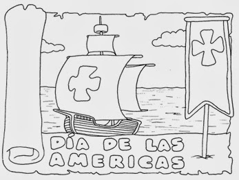 Dibujos y Plantillas para imprimir: Dibujos dia de la raza Cristobal ...