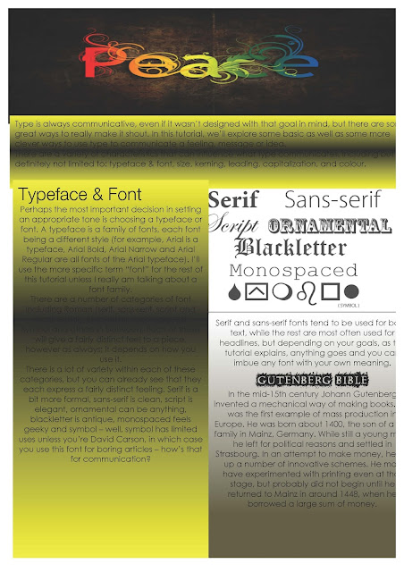 The World Of Graphic: Typography rules and history