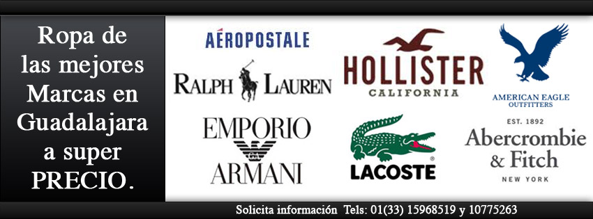 Ropa de Marca LACOSTE, RALPH LAUREN, ABERCROMBIE, HOLLISTER, ARMANI ...