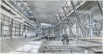 Beyond Architectural Illustration: Perspective - One Point Perspective ...