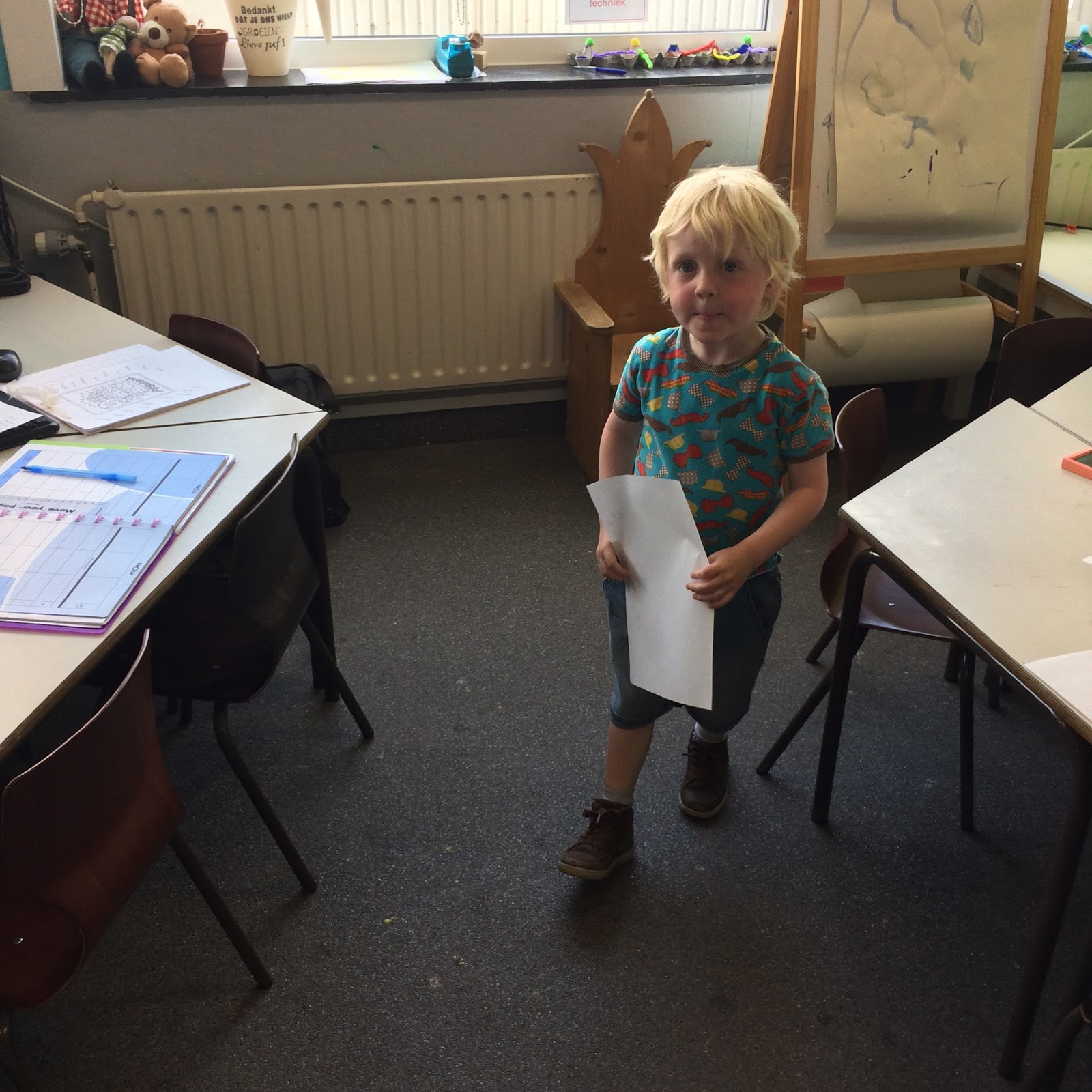 On the MOVE - klas Ann: Routes volgen met een schatkaart van onze klas