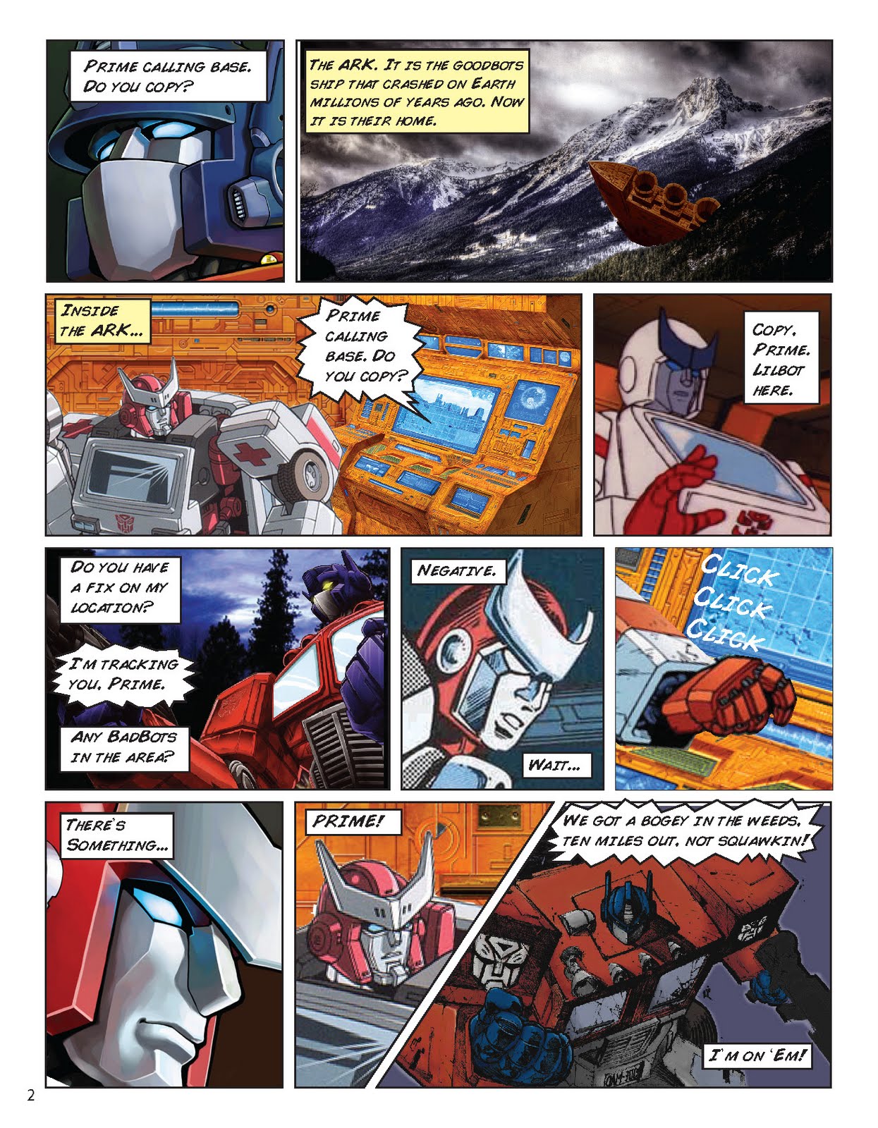 The Search for Prime Bot!: BATTLE of the BOTS comic