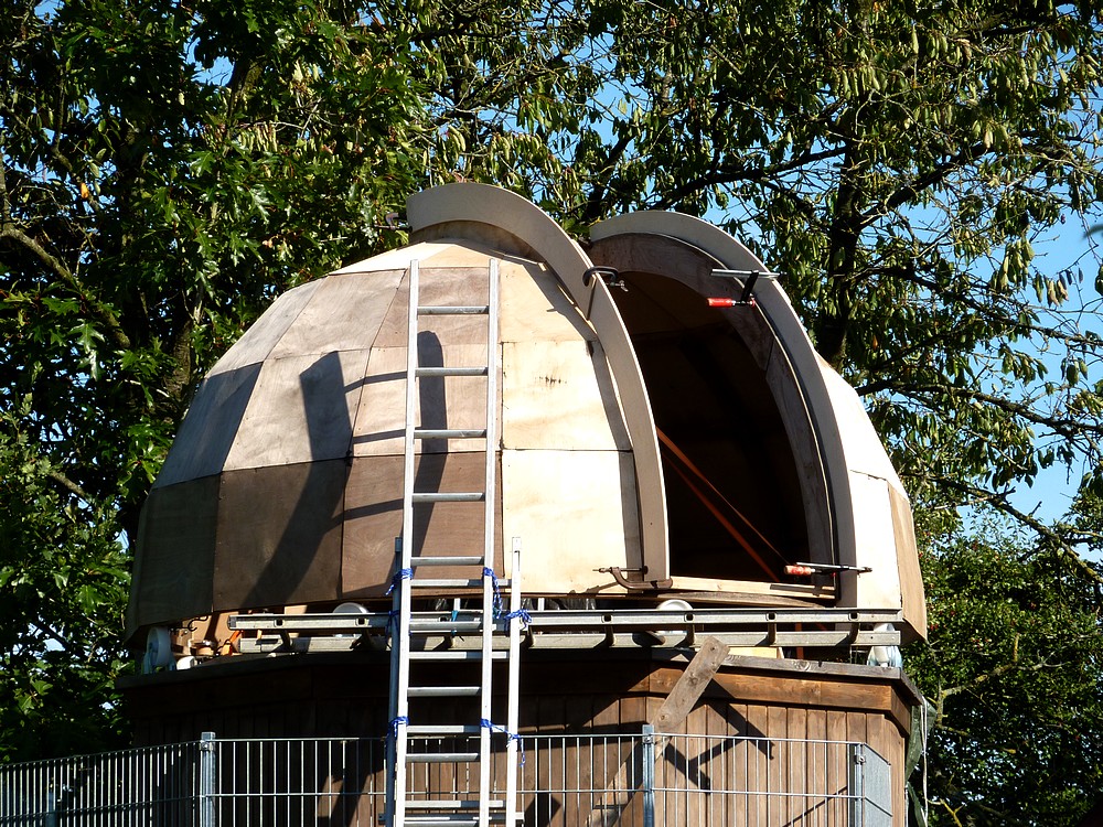Fullerscopes Telescope Mountings: Dome build: Shutters: Ribs.