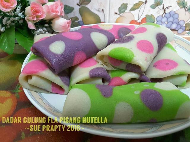 Dadar Gulung Fla Pisang Nutella by Sue Prapty