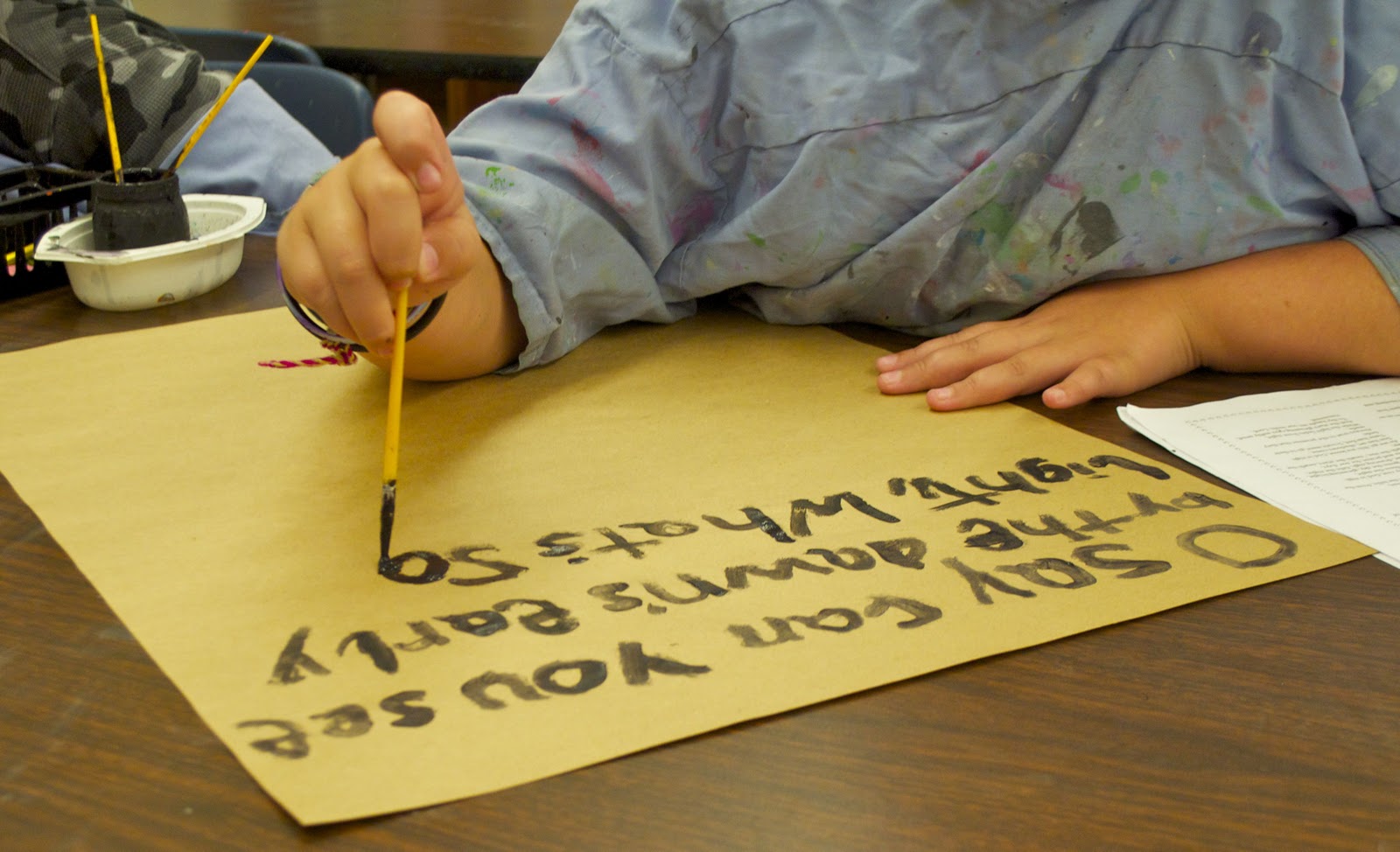 This Little Class of Mine: Large Painting With Words