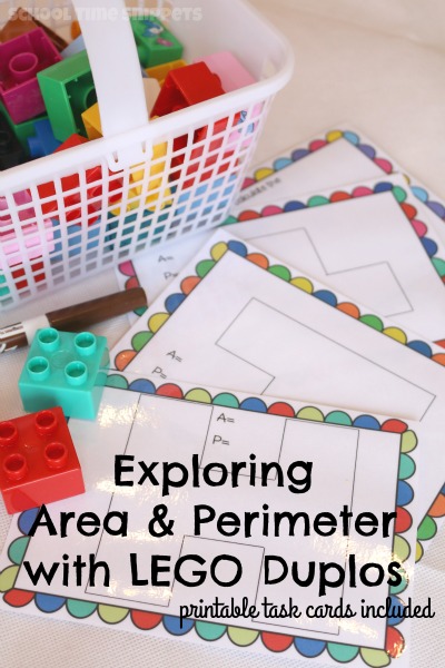Learn Area and Perimeter Using LEGOs | School Time Snippets