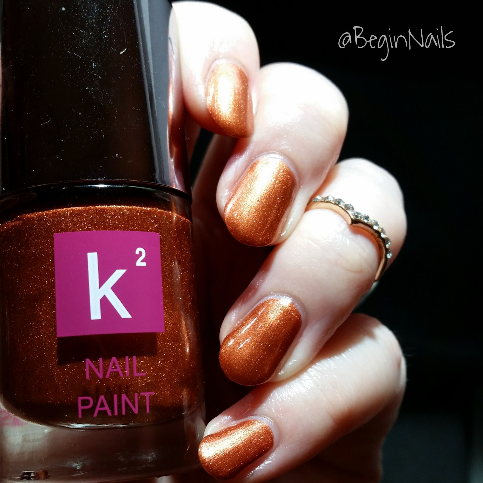 Let's Begin Nails: K2 Nail Paint Swatch and Review