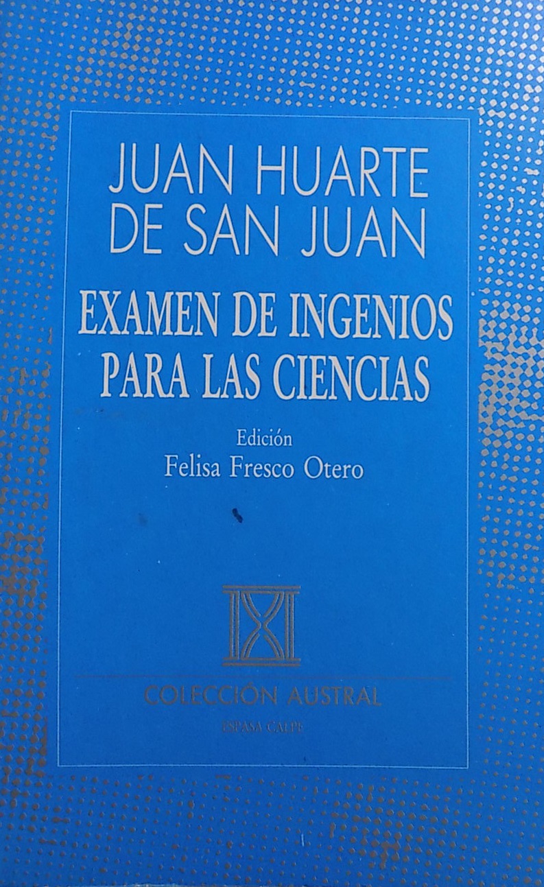 De lo social y mucho más: EXAMEN DE INGENIOS PARA LAS CIENCIAS de Juan ...