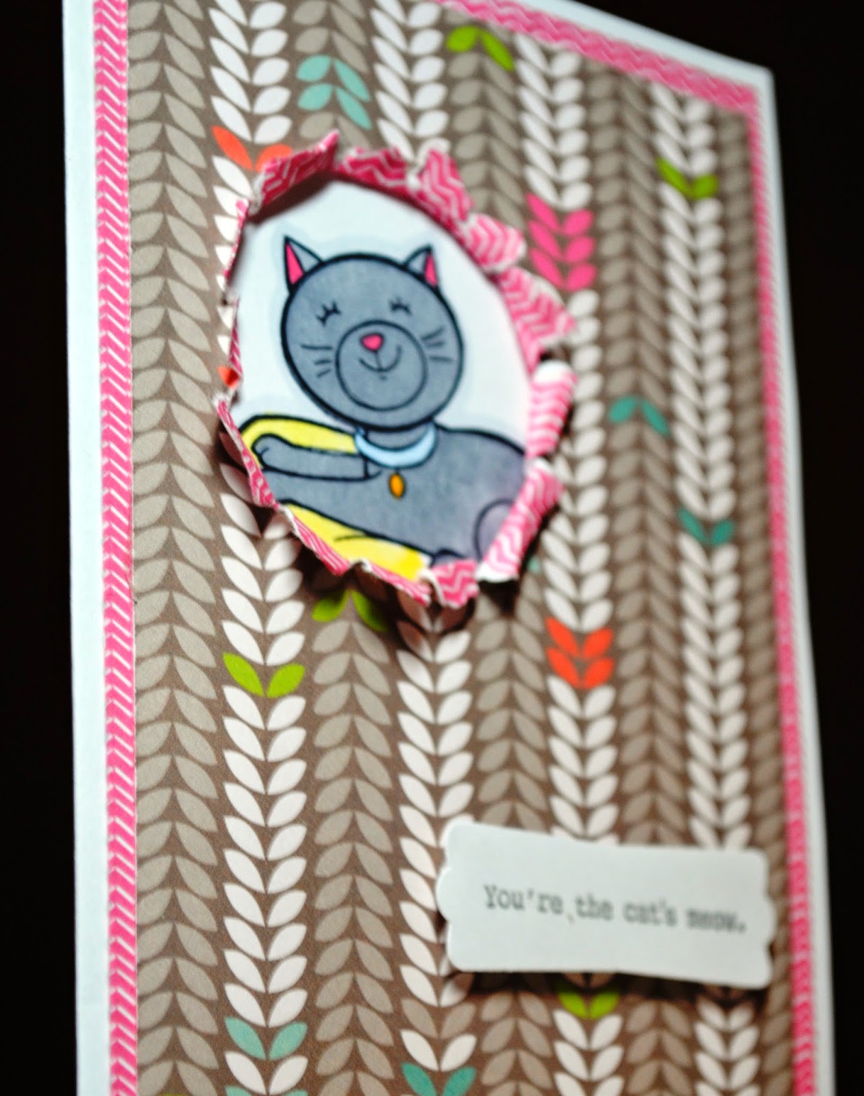 Good Golly, Ms. Molly!: Cat's Meow Card