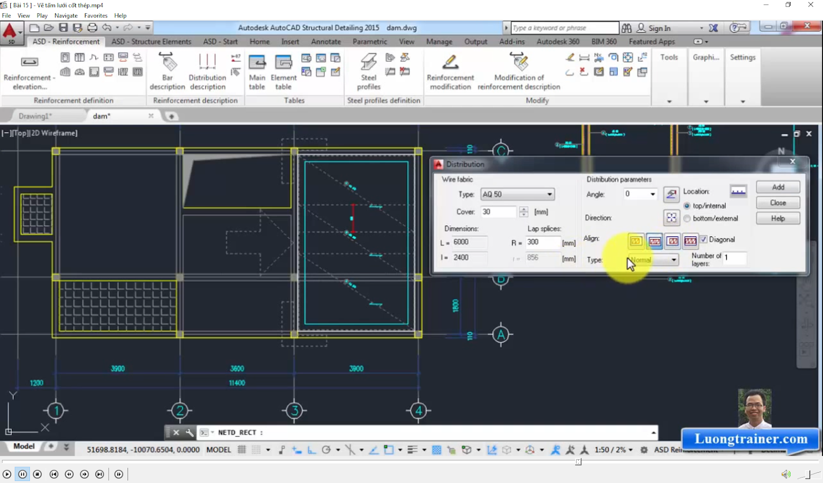 Video Hướng dẫn Autocad Structure Detailing(ASD) | LaoEdu