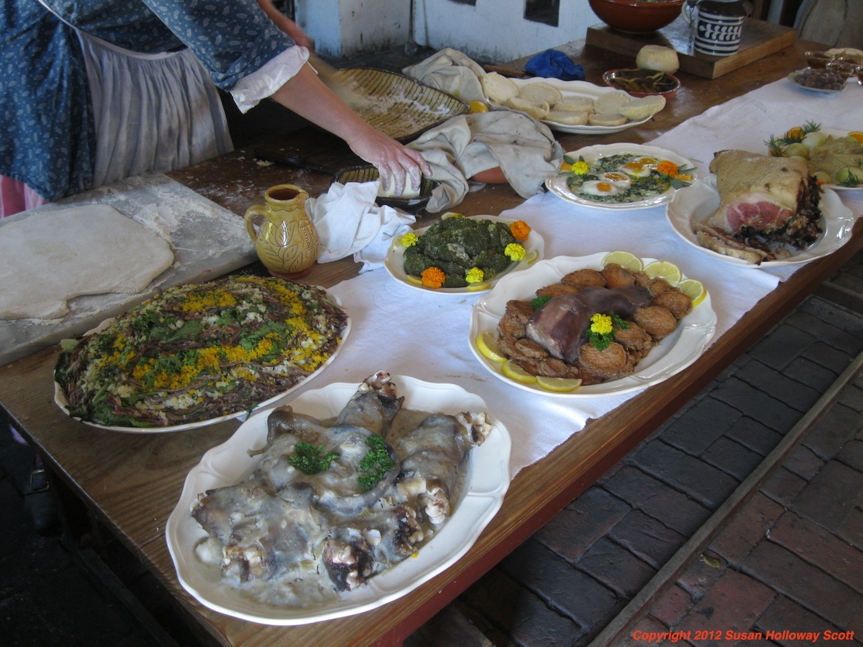 Two Nerdy History Girls: Dinner at the Governor's Palace, Colonial ...