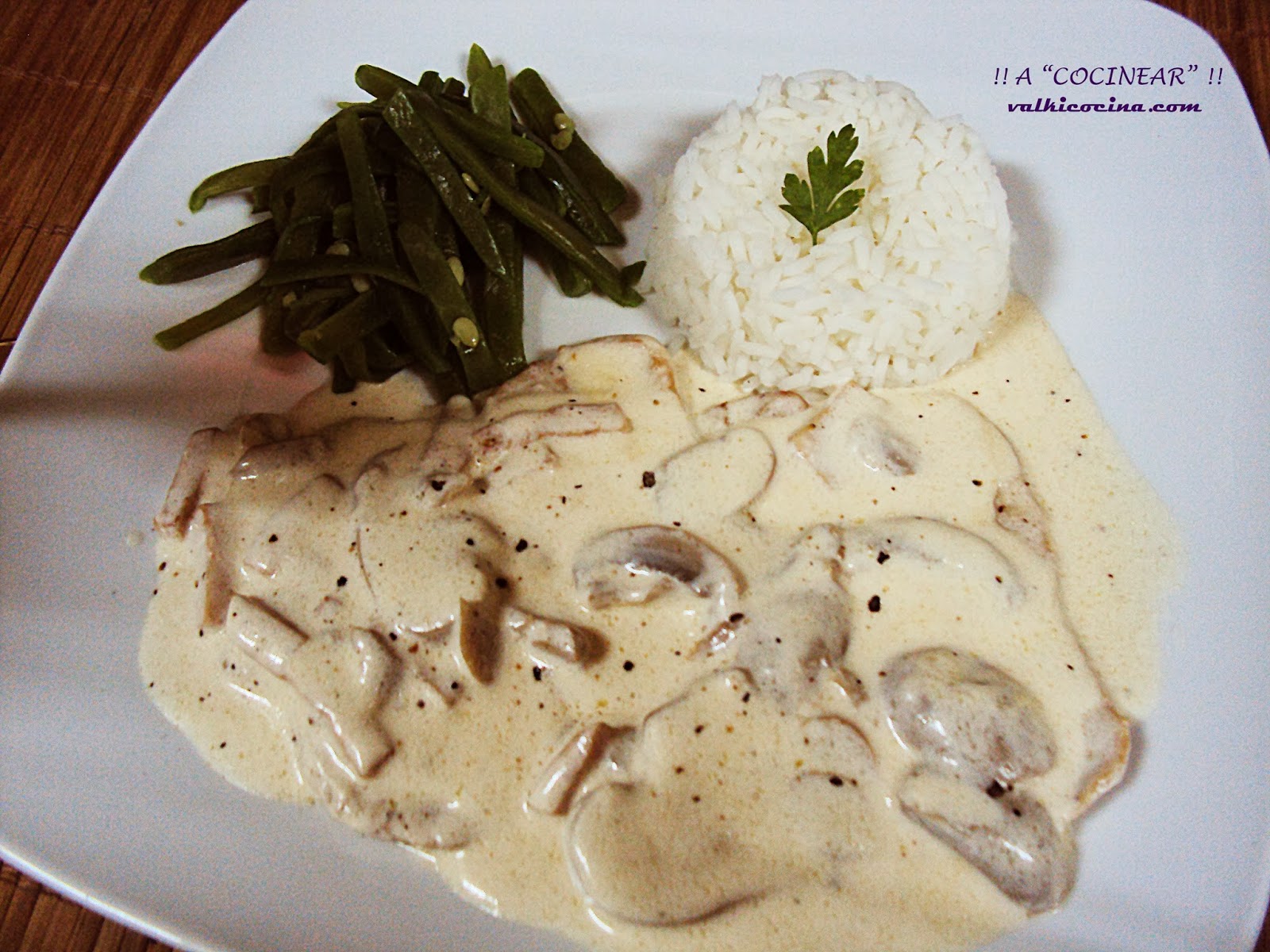 ESCALOPINES DE LOMO A LA CREMA | ¡¡A COCINEAR!! Recetas valkicocina.com