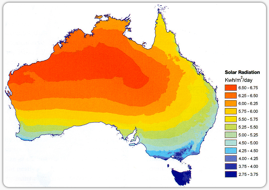 PZ C: map of australia