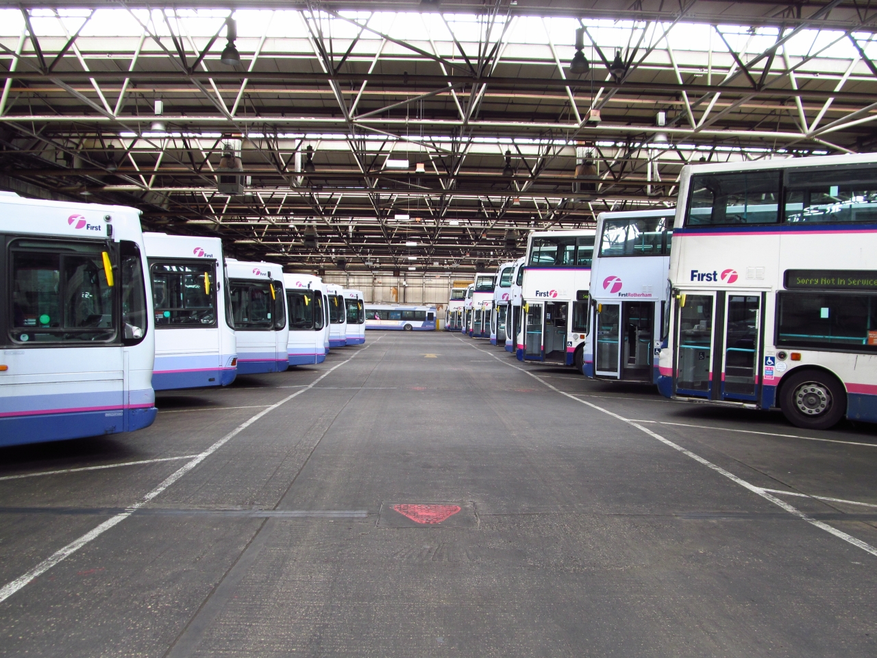 East Norfolk (& East Suffolk) Bus Blog: Rotherham Depot Visit