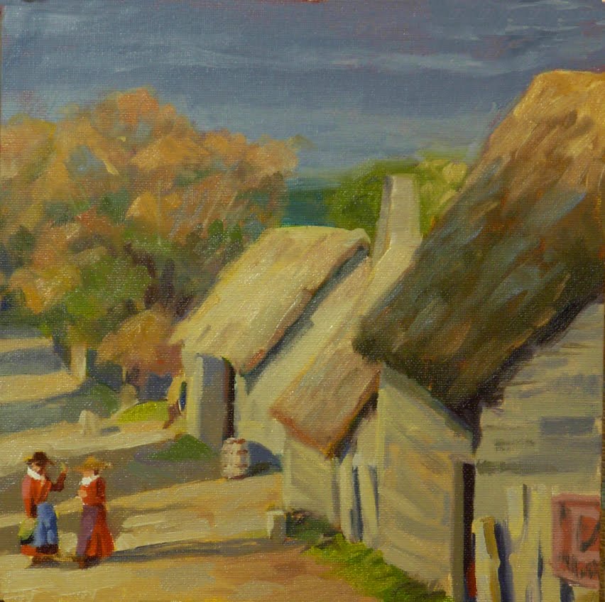 Christopher Greco: Main Street, 1621 - SOLDPlimoth, Plymouth Colony ...