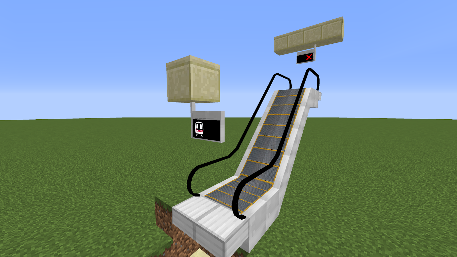 Minecraft Transit Railway: Escalators