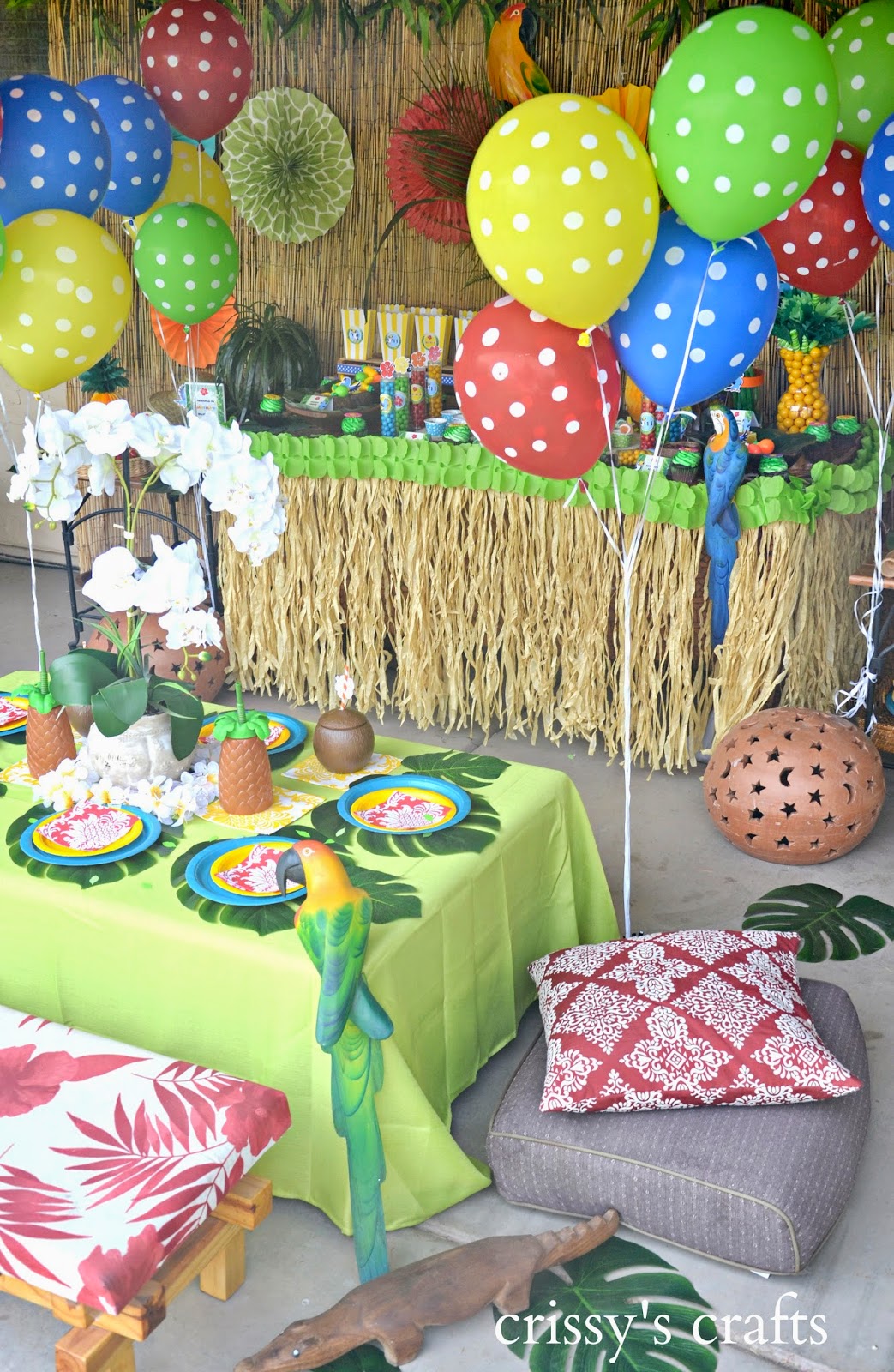 Crissy's Crafts: Rio 2 Inspired Party - It's on in the Amazon!