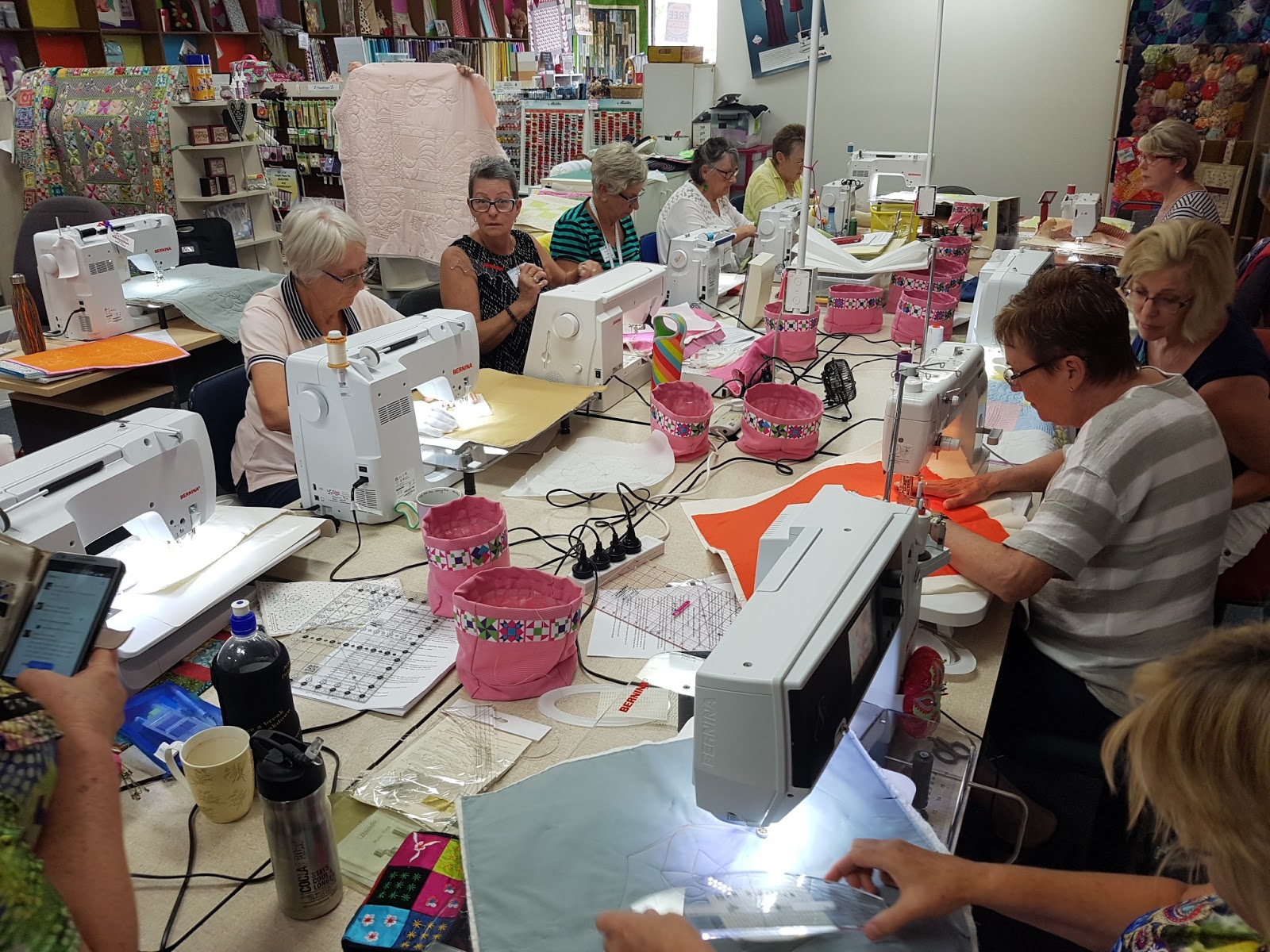 Free Motion Quilting with Rulers.... Workshop with Jane Rundle