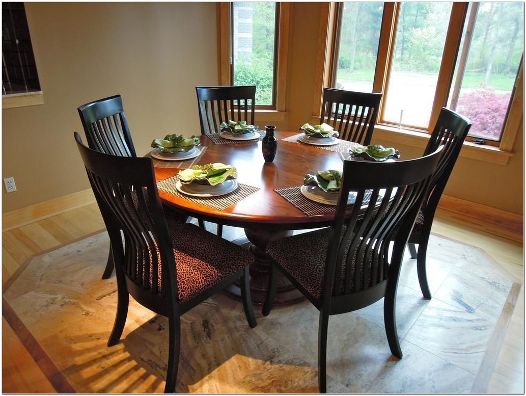 54 Inch Round Pedestal Dining Table Set