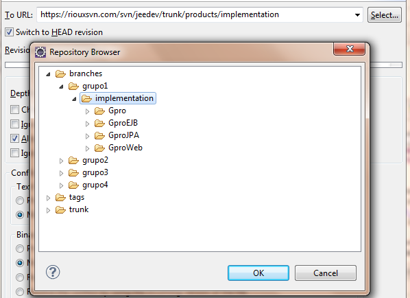 Java Technology Implementations: Trabajando con SVN en Eclipse
