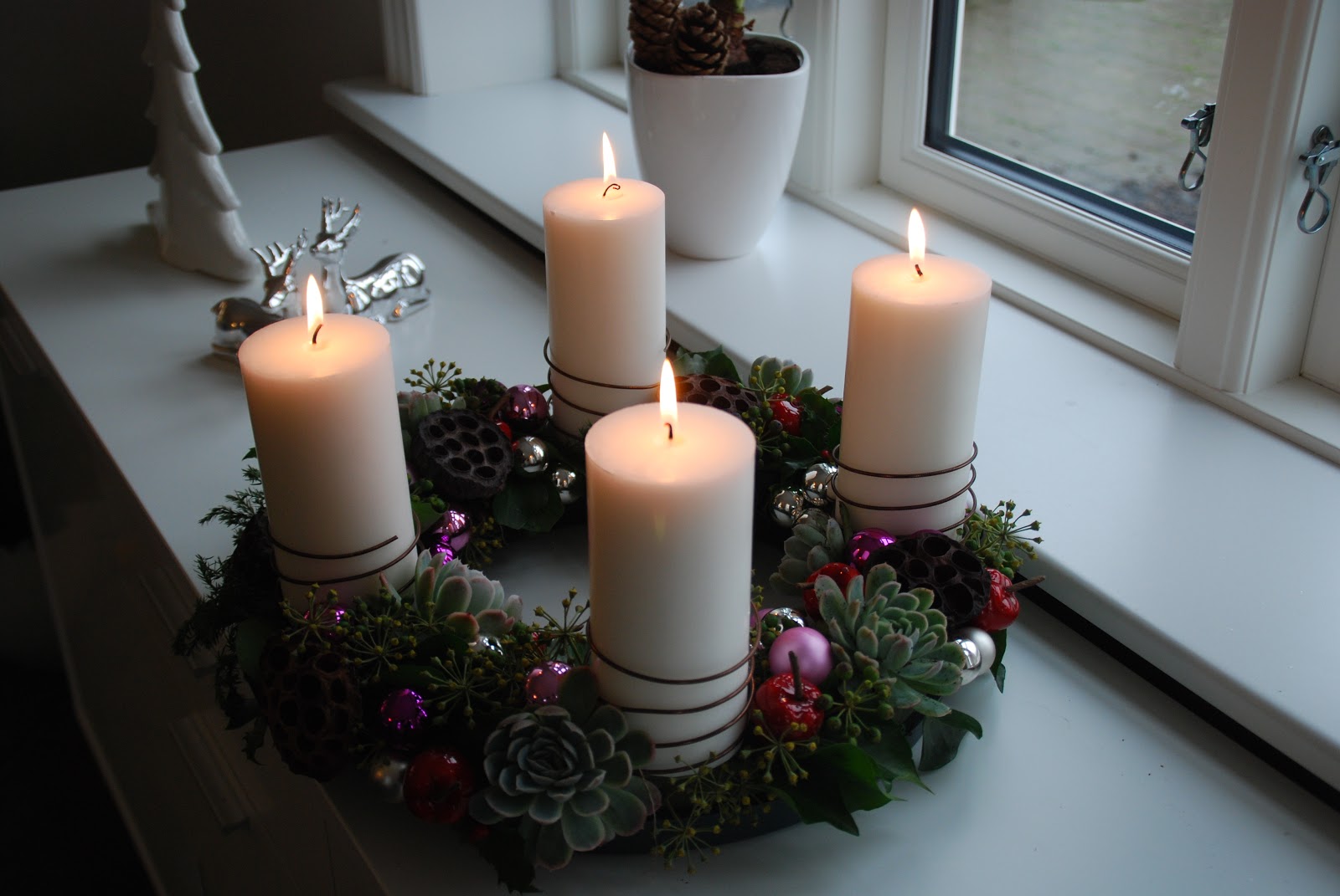 Haveglæder: Min adventskrans