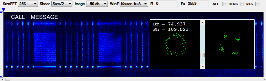 LINK-11 CLEW, conventional waveform | diario SWL I-56578 Antonio