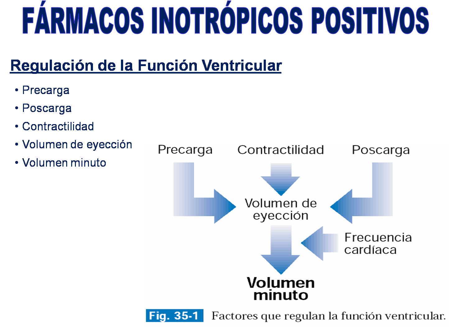 Farmacología: Fármacos Inotrópicos Positivos