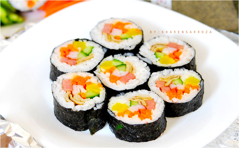 Pagsasalarawan: Kimbap - Korean Food