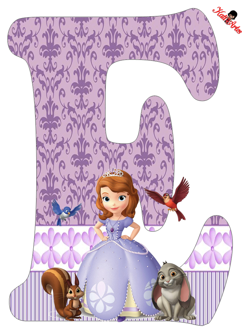 Alfabeto de Princesa Sofía. - Oh my Alfabetos!
