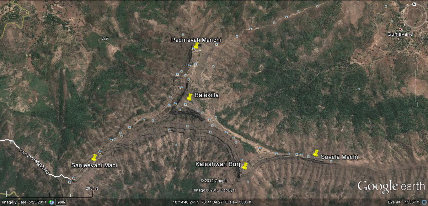 chasingcoordinates: Rajgad Fort To Torna Fort Trek