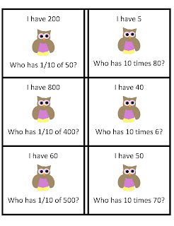 Classroom Freebies Too: I Have, Who Has?