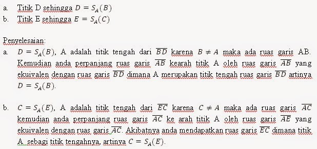 amiksyah: SETENGAH PUTARAN Geometri Transformasi