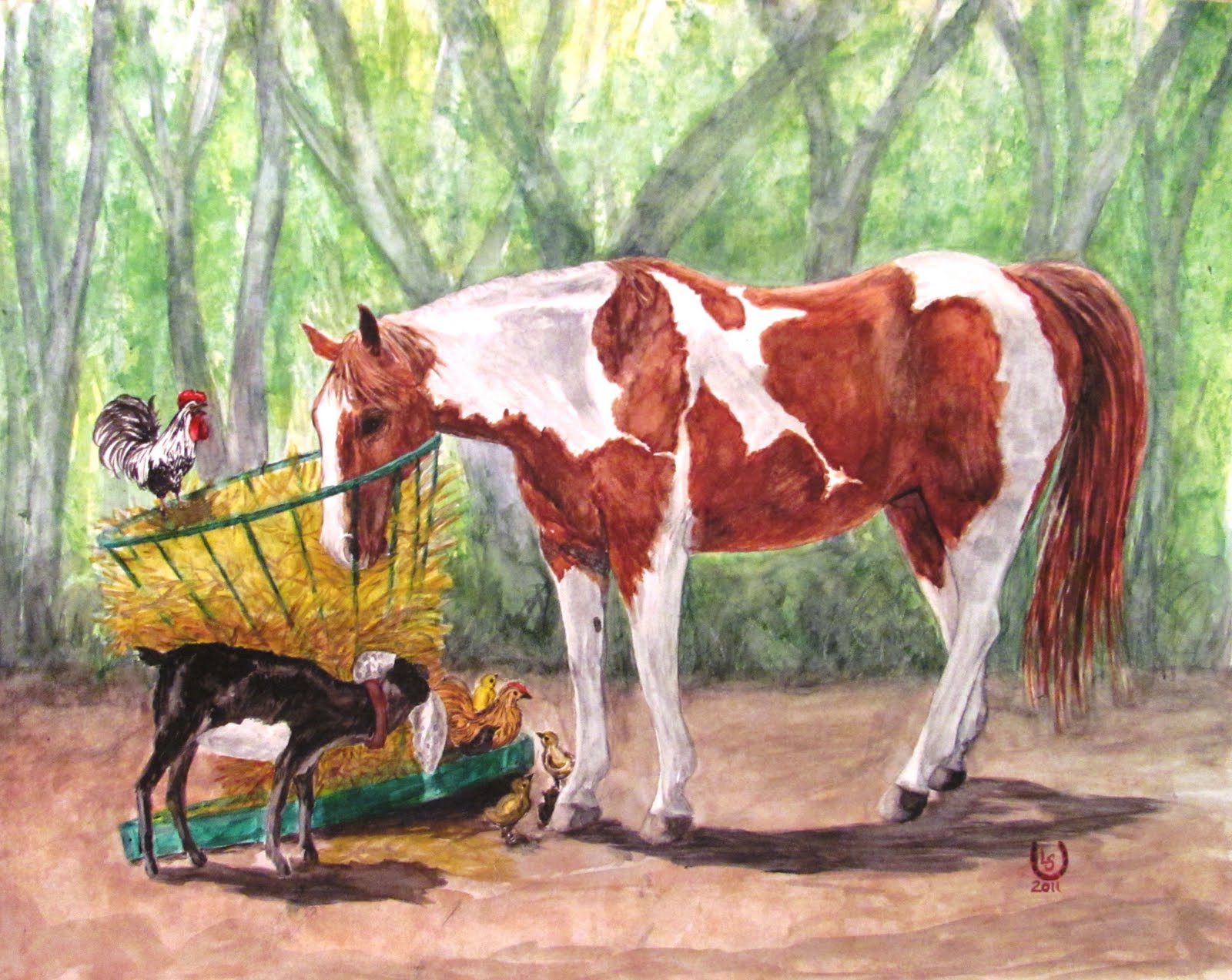 TWIN CEDARS SADDLERY & ART: Goat & Pony Show (Studio Atelier challenge ...