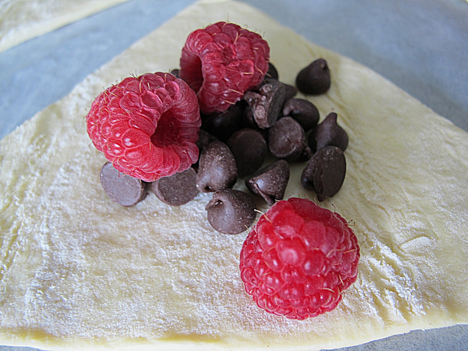 Happy Birthday Joni & Chocolate and Raspberry Croissants - Purple ...